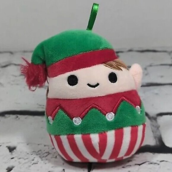 Squishmallows | Toys | Squishmallows Bertie The Elf Plush Ornament ...